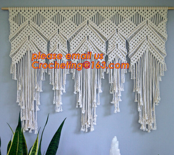 MACRAME FOLDABLE SCREEN, MACRAME WALL HANGING, MACRAME WALL HANGING ...